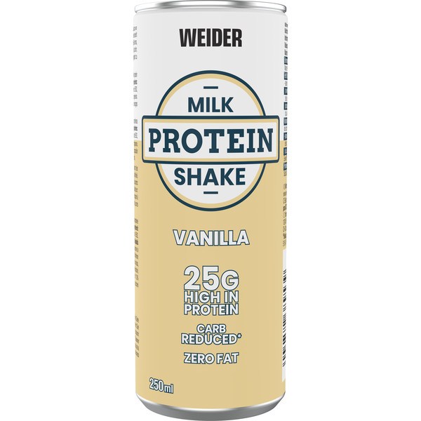 Weider Milk Protein Shake 1 lata x 250 ml - BULEVIP
