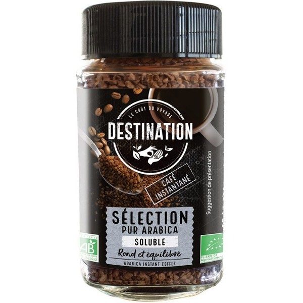 Destination Cafe Soluble Arabica Bio 100 Gr - BULEVIP